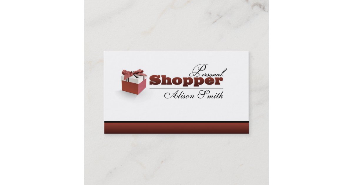 Personal Shopper Business Card | Zazzle
