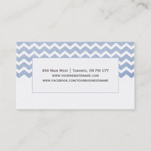 Personal Shopper Chevron Business Card | Zazzle