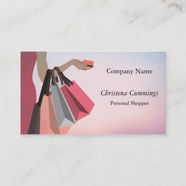 Personal Shopper - Concierge Business Card (AA) | Zazzle