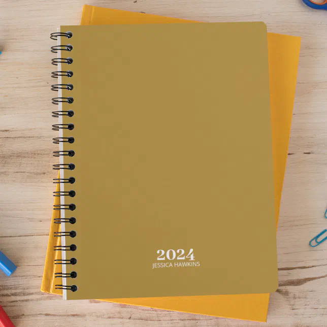 Personal Stationery • Gold Weekly Planner | Zazzle