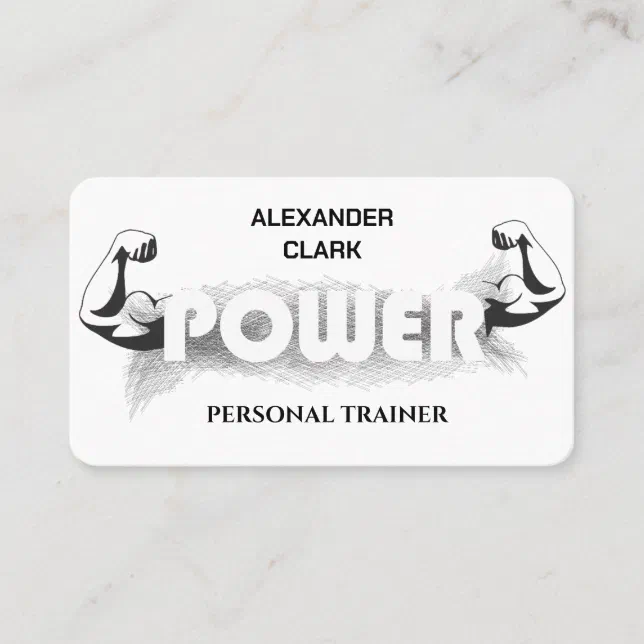 Personal Trainer Business Card | Zazzle
