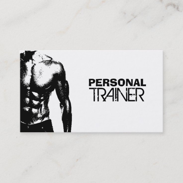 Personal Trainer Business Cards | Zazzle
