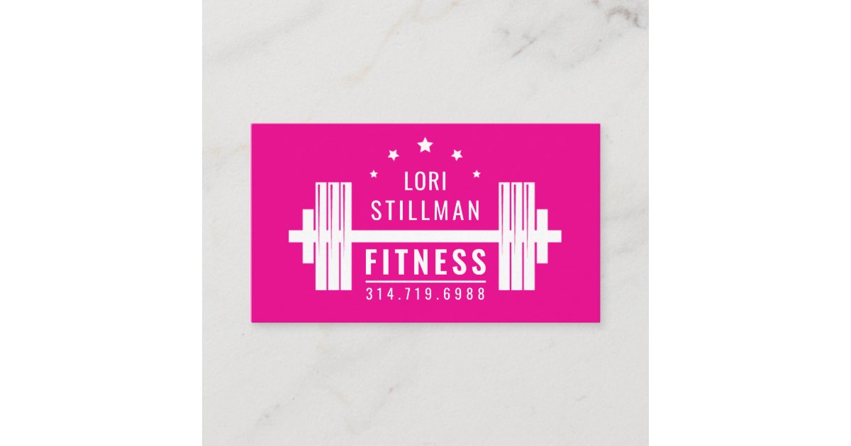 Personal Trainer/Fitness 10 Class Pass Business Card | Zazzle