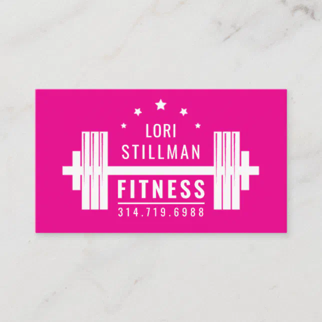 Personal Trainer/Fitness 10 Class Pass Business Card | Zazzle