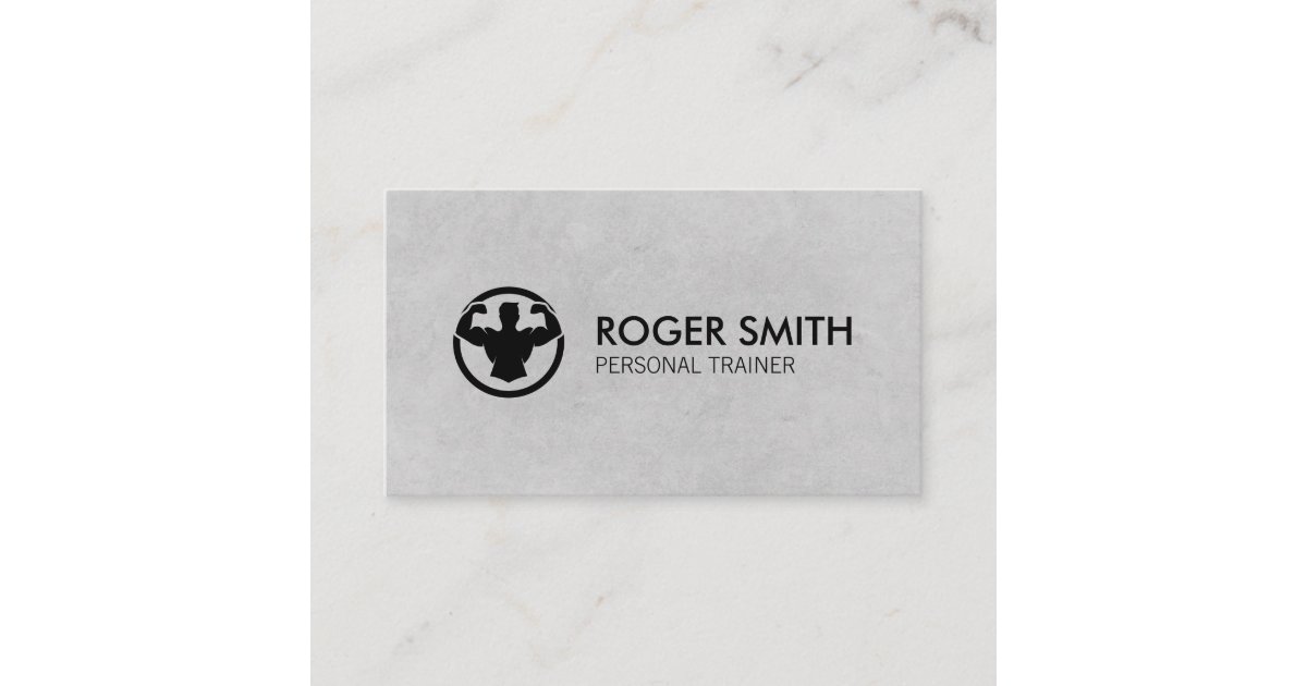 Personal Trainer | Fitness Coach Business Card | Zazzle
