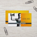 Personal Trainer, Fitness, Women, Lady, Gym Business Card | Zazzle