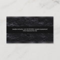 Personal Trainer | Gun Metal Trim | Slate Business Card | Zazzle