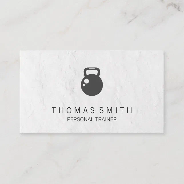 Personal Trainer | Kettle Bell Business Card | Zazzle