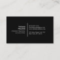 Personal Trainer Logo on Faux Silver Business Card | Zazzle