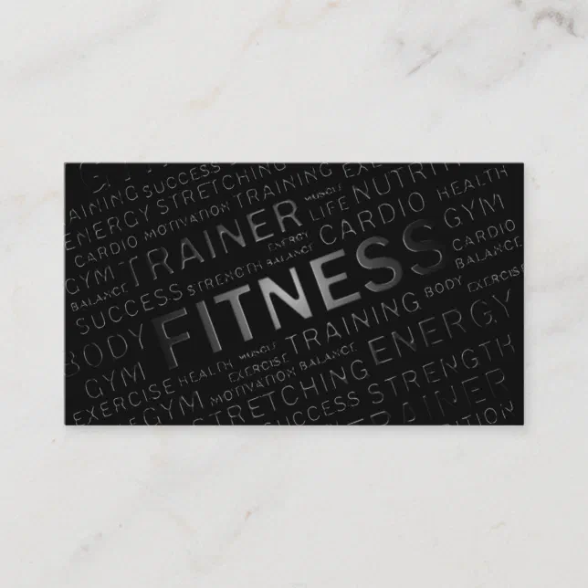 Personal Trainer Loyalty Punch Business Card | Zazzle