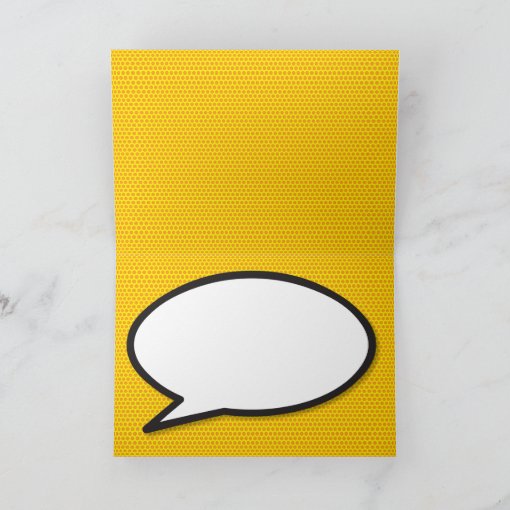 Personalised Comic Book Pop Art WELL DONE Card | Zazzle