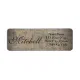 Personalised Concrete return address labels | Zazzle