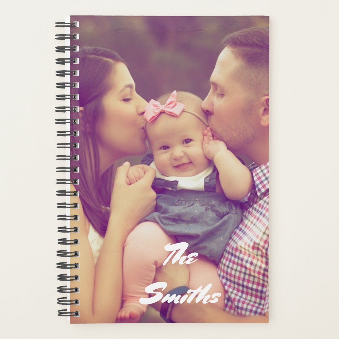 Personalised Create Your Own Photo Planner | Zazzle