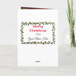 Personalised Custom Upload Photo Christmas Cards | Zazzle
