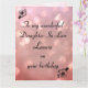 Personalised Daughter In Law Birthday Card | Zazzle