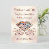 Personalised Diamond Anniversary Invitations | Zazzle
