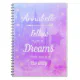 Personalised Fairytale Dreams Castle Girly Notebook | Zazzle