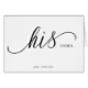 Personalised His Vows Script Font Wedding Day Card | Zazzle