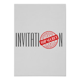 Top Secret Invitations & Announcements | Zazzle