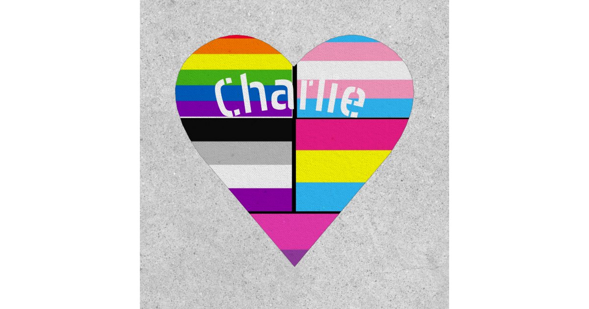 Personalised Name Badge Custom LGBTQIA Flags | Zazzle