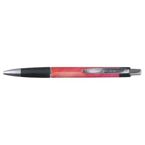 Personalised name cute red watercolor art pen | Zazzle