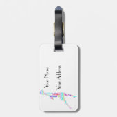 Personalised Netball Player Positions Design Luggage Tag | Zazzle