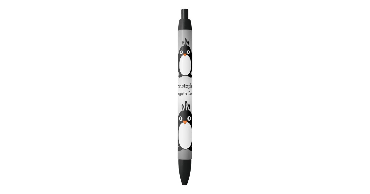 Personalised Penguin Design Pen | Zazzle