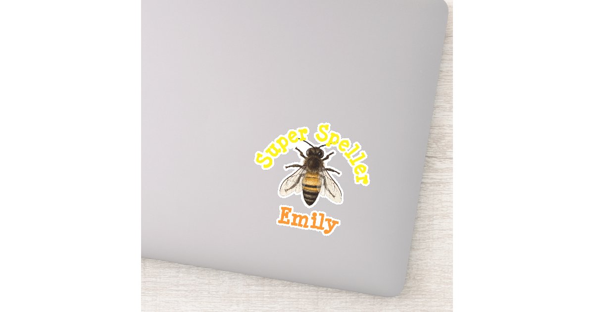 Personalised Super Speller Sticker | Zazzle
