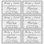 Personalised Transparent Clear Address Labels | Zazzle