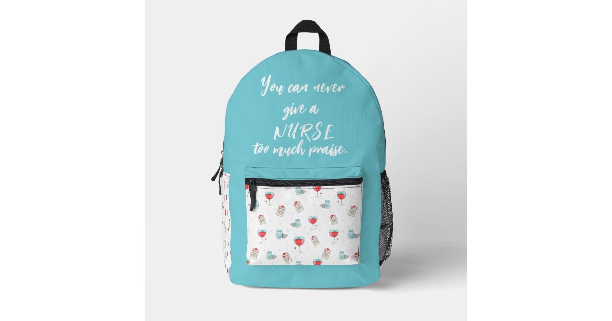 Personalizable Backpack For Nurses | Zazzle