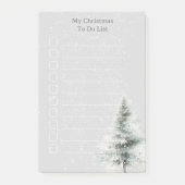 Personalizable christmas to do list Notes | Zazzle