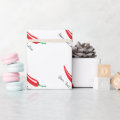 Personalizable red hot chili pepper wrapping paper | Zazzle