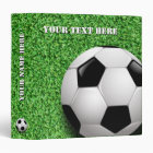 Personalized Green School Soccer Binder | Zazzle.com