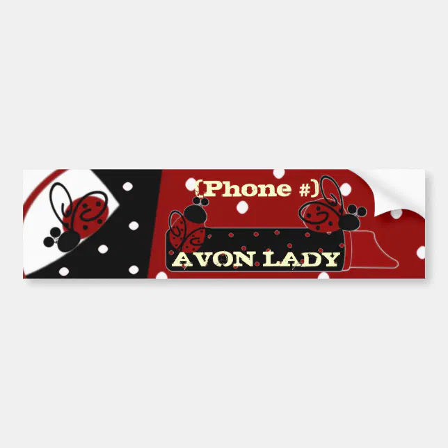 Personalize Avon Lady Bumper Sticker | Zazzle
