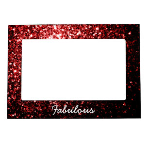 Red Glitter Picture Frames | Zazzle