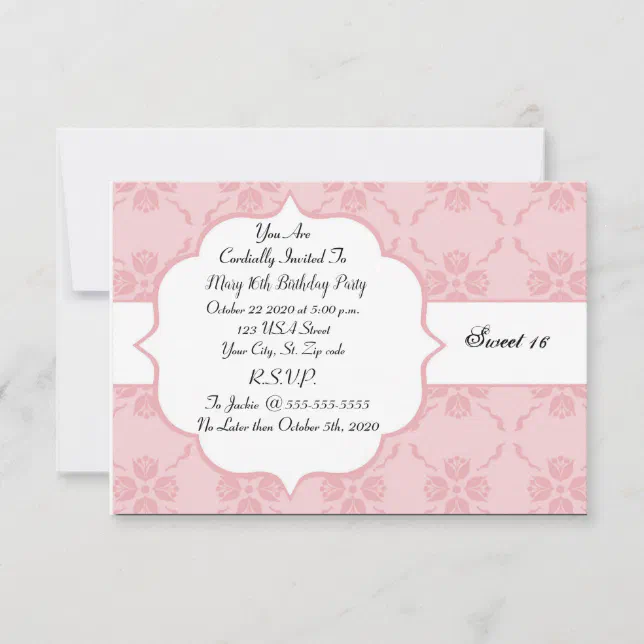 Personalize Birthday Invitation | Zazzle