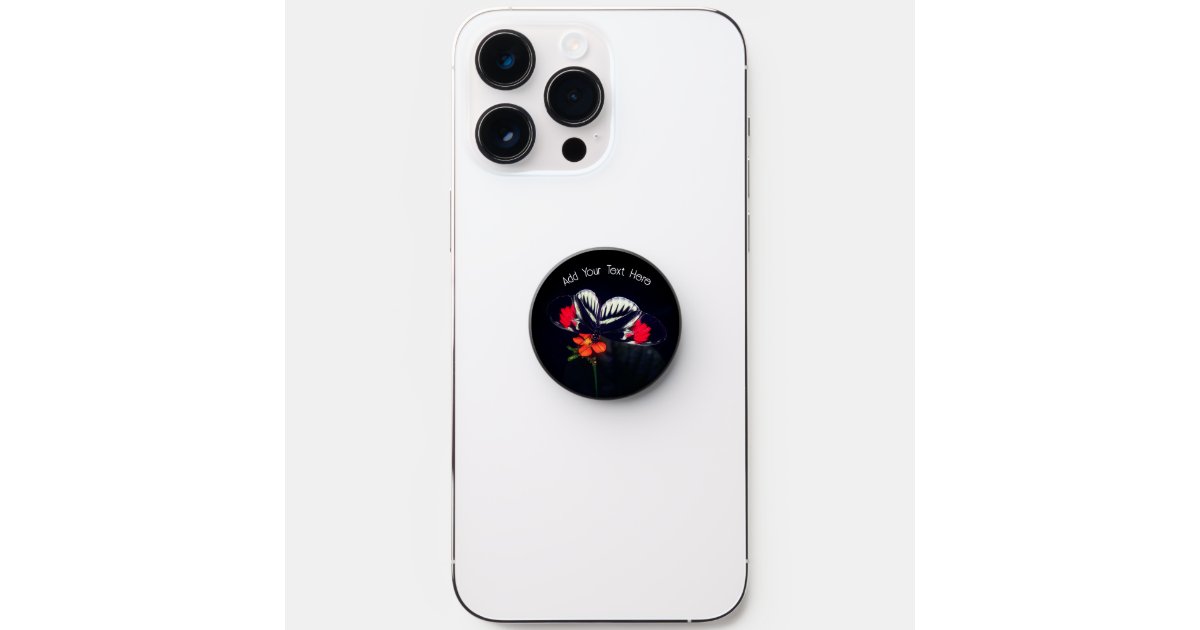 Personalize Butterfly PopSocket | Zazzle