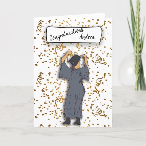 Personalize Congratulations Graduate (Hispanic) Card | Zazzle