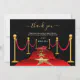 Personalize Custom Red Carpet Theme Thank You Card | Zazzle