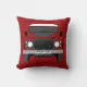 Personalize custom Red Land Rover Throw Pillow | Zazzle