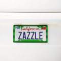 Personalize - Green ombre gradient background License Plate Frame | Zazzle