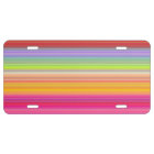 Black High End Colored License Plate | Zazzle.com