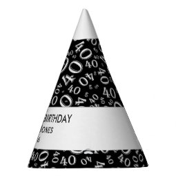 Personalize: Over The Hill 40th Birthday Theme Party Hat | Zazzle