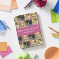 Personalize photo collage and text iPad pro cover | Zazzle