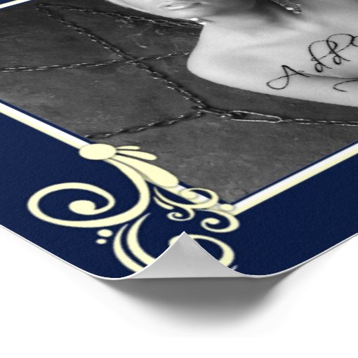 Personalize Photo Mat Border - Picture Frame Poster | Zazzle