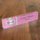 Personalize, Pretty in Pink Name Plate | Zazzle