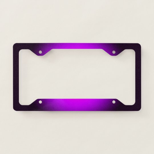 Personalize - purple, orange, black Halloween License Plate Frame ...