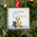 Personalize, RCIA Congrats Catholic Sacrament Metal Ornament | Zazzle