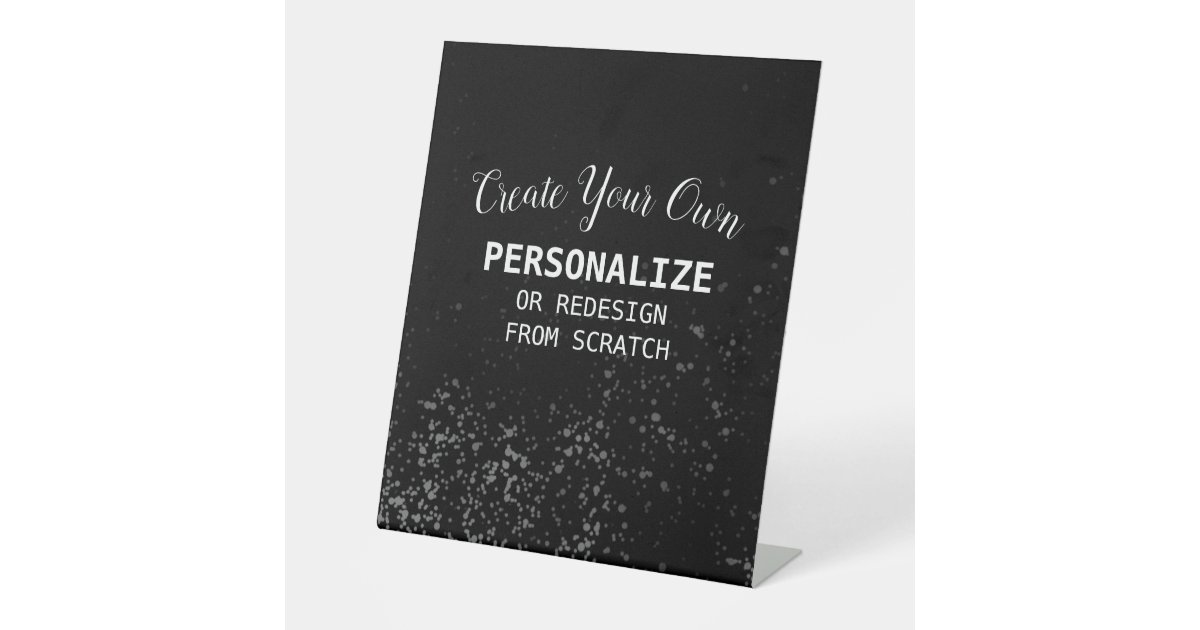 Personalize/Redesign - Create Your Own Pedestal Sign | Zazzle