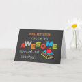 Personalize Special Ed Teacher Appreciation Day Card | Zazzle